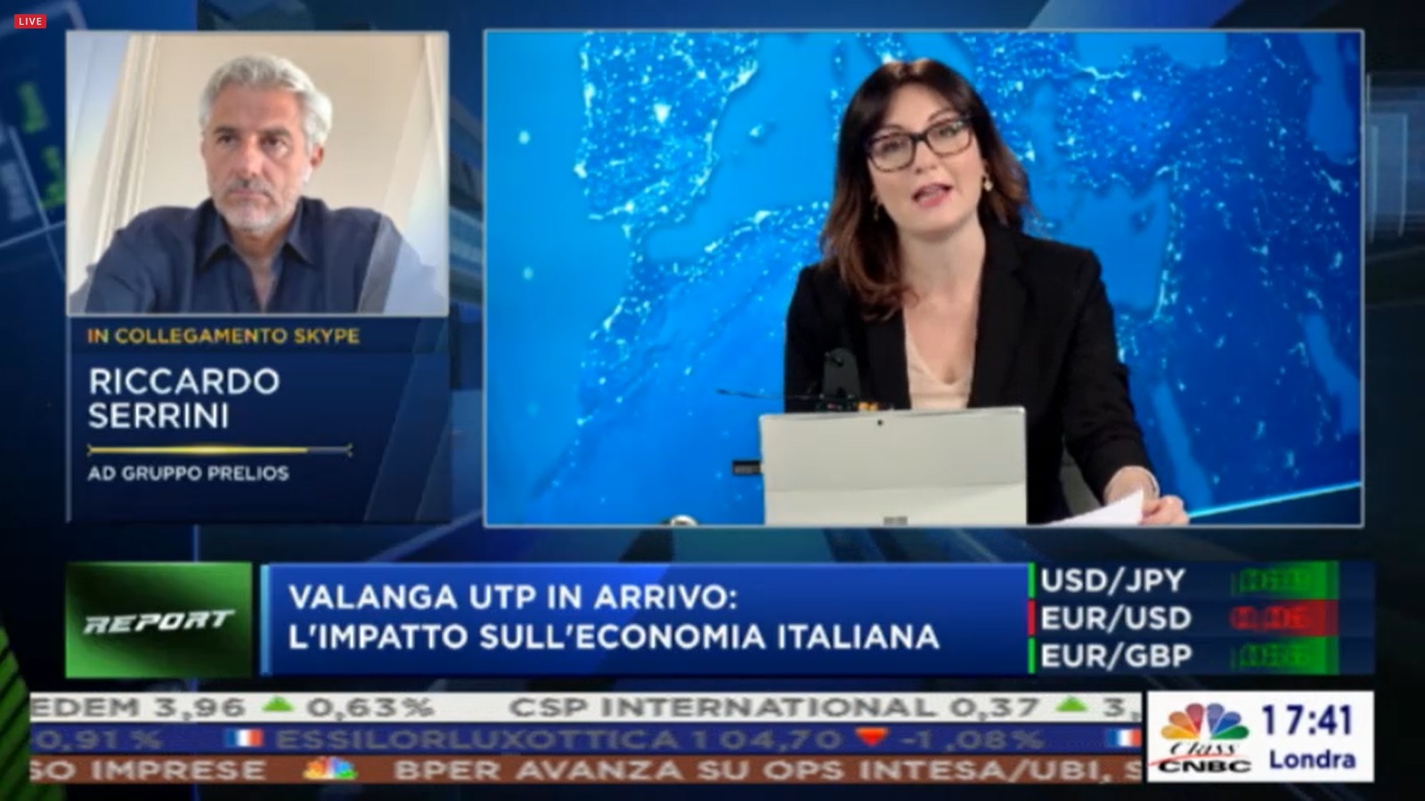 Prelios Group CEO Riccardo Serrini, at Class CNBC channel | Prelios ...